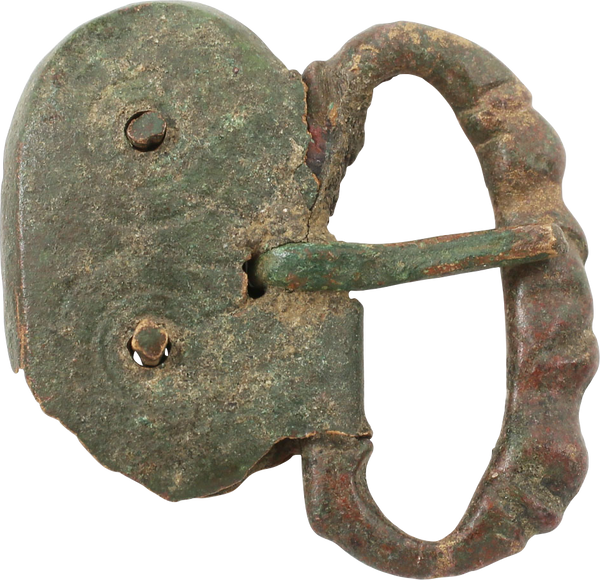 RARE ROMAN BUCKLE FROM A LEGIONARIE’S PLATE ARMOR, LORICA SEGMENTATA ...