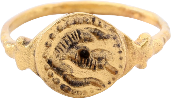 FINE ZOROASTRIAN FIRE ALTAR RING, PERSIA, 100BC-200AD, SIZE 9 – Fagan Arms