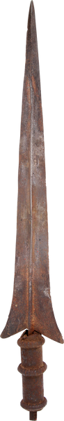 MASSIVE INDIAN SPEAR BALLAM, 17TH-18TH CENTURY – Fagan Arms