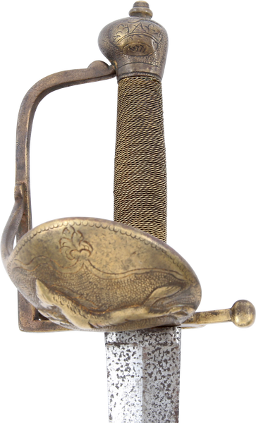 RARE AND IMPORTANT ENGLISH HANGER C.1730-50 – Fagan Arms