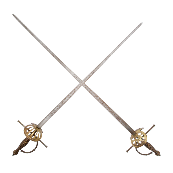 PAIR OF ANTIQUE RAPIERS – Fagan Arms