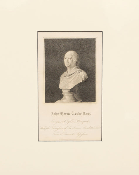 ORIGINAL ENGLISH LITHOGRAPH, John Horne Tooke Esq – Fagan Arms