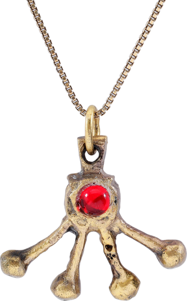 ROMAN WHEEL OF FORTUNE AMULET NECKLACE, 3RD-5TH CENTURY AD – Fagan Arms