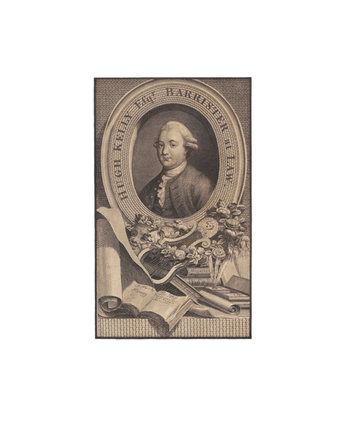 ORIGINAL ENGLISH LITHOGRAPH C1780-90 HUGH KELLY ESQ BARRISTER – Fagan Arms