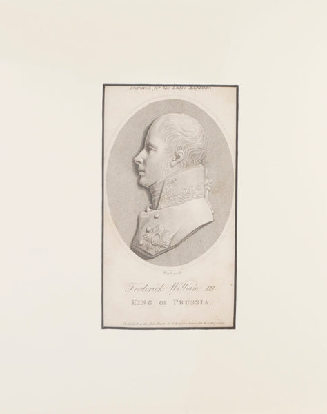ORIGINAL ENGLISH LITHOGRAPH Frederick Willhelm III King of Prussia ...