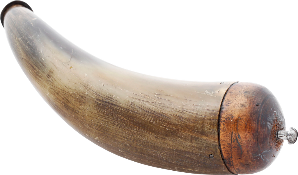 FINE COLONIAL PENNSYLVANIA COMBINATION HORN C.1750-80 – Fagan Arms