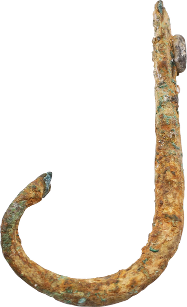 CELTIC BRONZE FISH HOOK C.400-100 BC – Fagan Arms