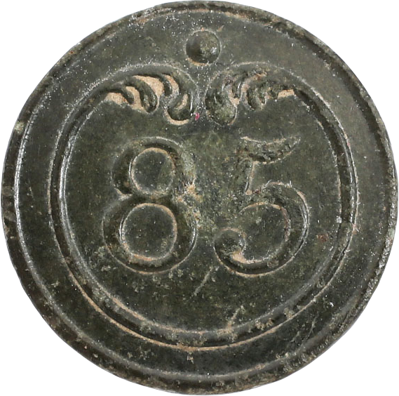 FINE FRENCH MILITARY BUTTON FROM THE BATTLE OF WATERLOO – Fagan Arms