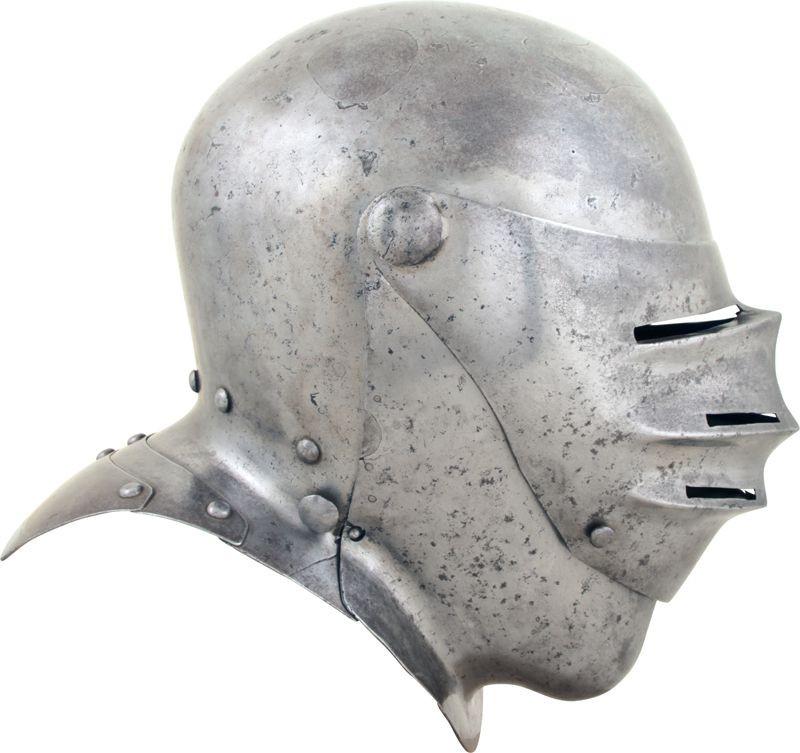 A RARE AND IMPORTANT GERMAN CLOSE HELMET C.1505-10 | Faganarms