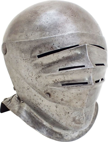 A RARE AND IMPORTANT GERMAN CLOSE HELMET C.1505-10 | Faganarms
