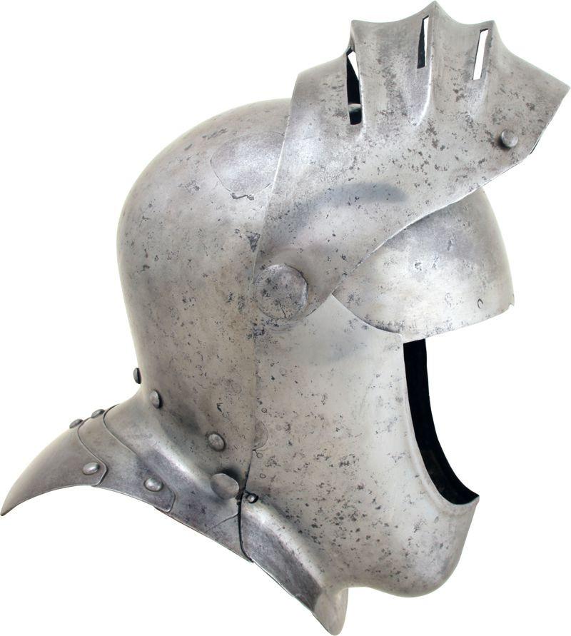 A RARE AND IMPORTANT GERMAN CLOSE HELMET C.1505-10 | Faganarms